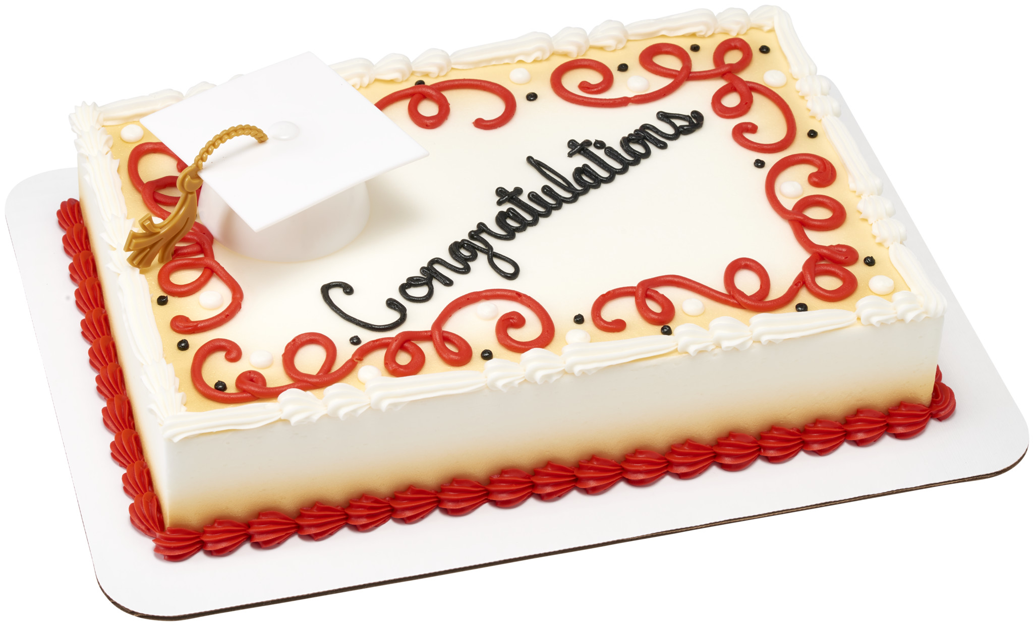 White Grad Cap With Tassel | DecoPac