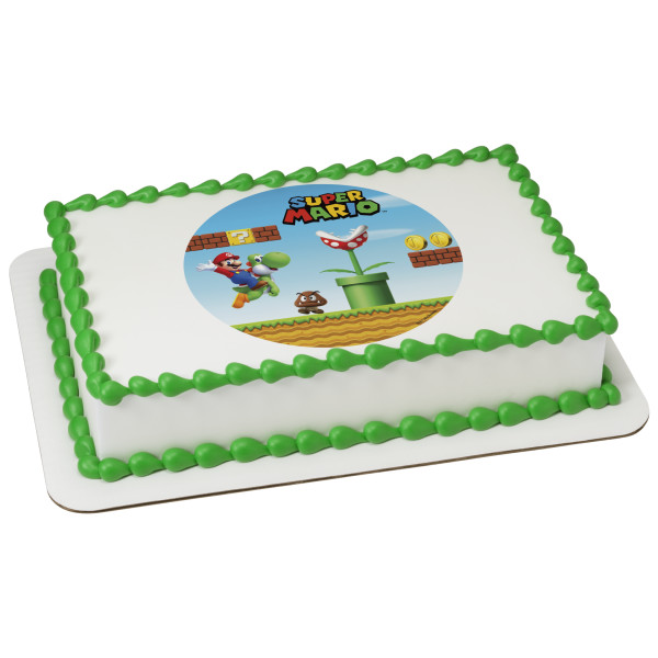Super Mario Mushroom Kingdom Photocake Image | DecoPac