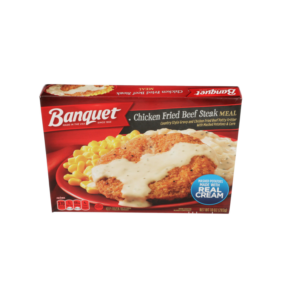 BANQUET Classic Chicken Fried Beef Steak Meal | Conagra Foodservice