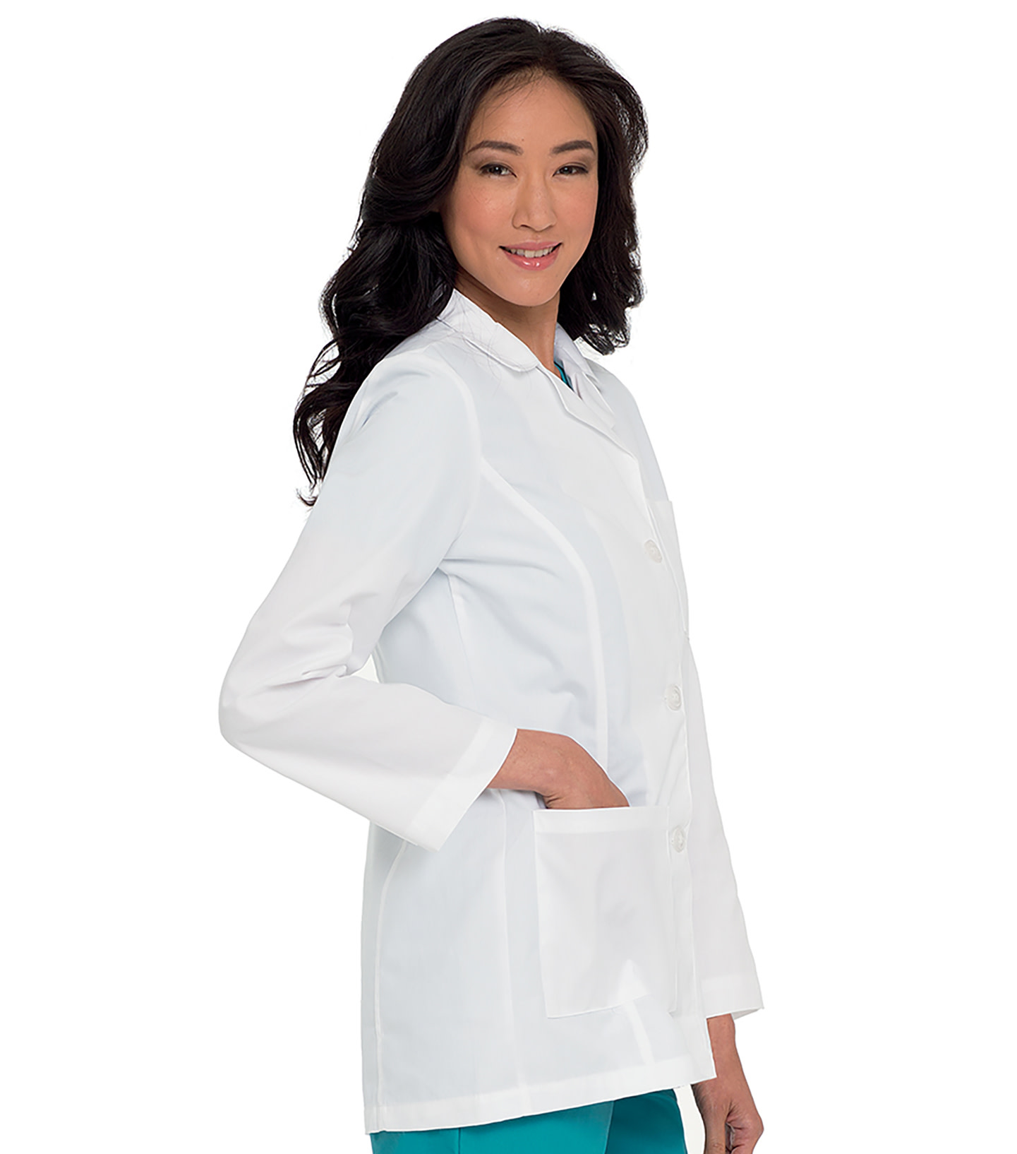 Landau Women's 3-Pocket Consultation Jacket (8726) | Landau Scrubs