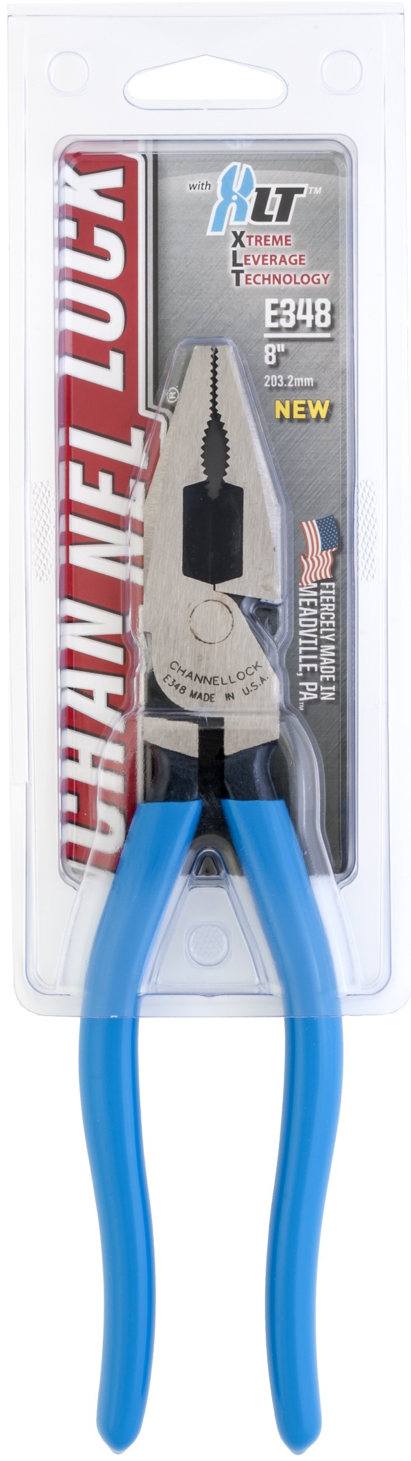 348 8-inch XLT Combination Linemen's Pliers - Channellock, Inc.