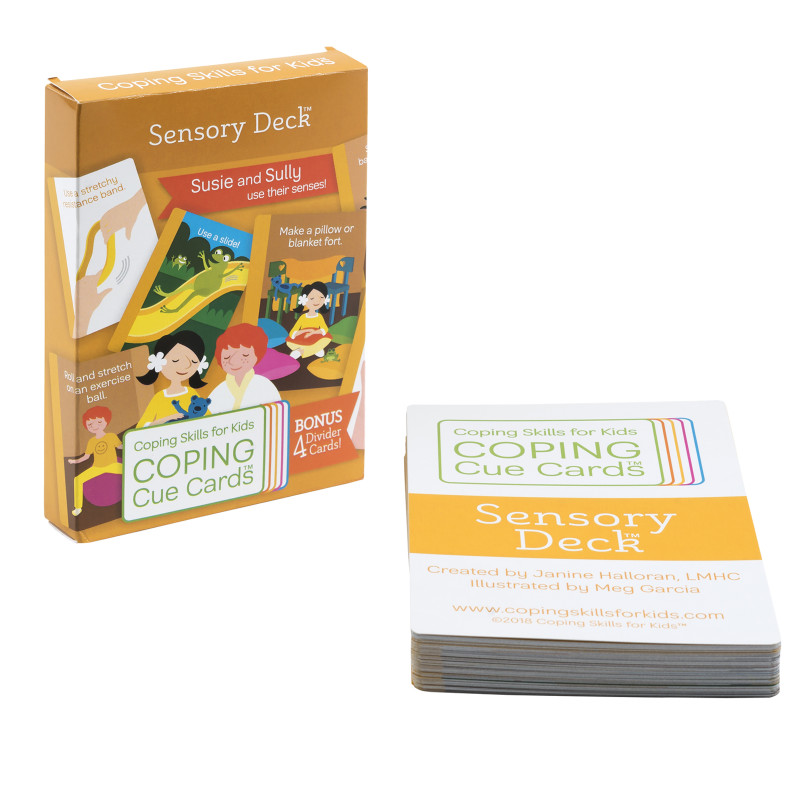 Coping Skills for Kids™ Coping Cue Cards™ Sensory Deck™ - Knowledge Tree