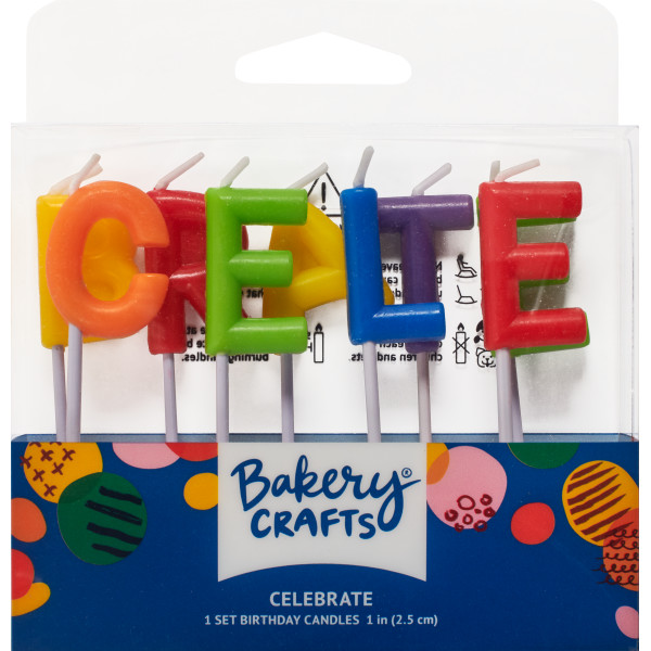Celebrate Letter Candles | DecoPac