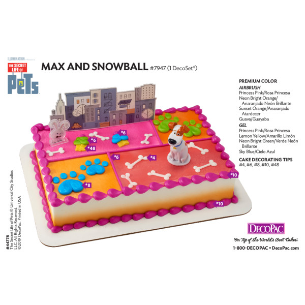 The Secret Life Of Pets Max And Snowball | DecoPac