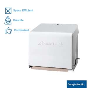 Georgia Pacific, Manual Roll Towel Dispenser, White | Dispensers