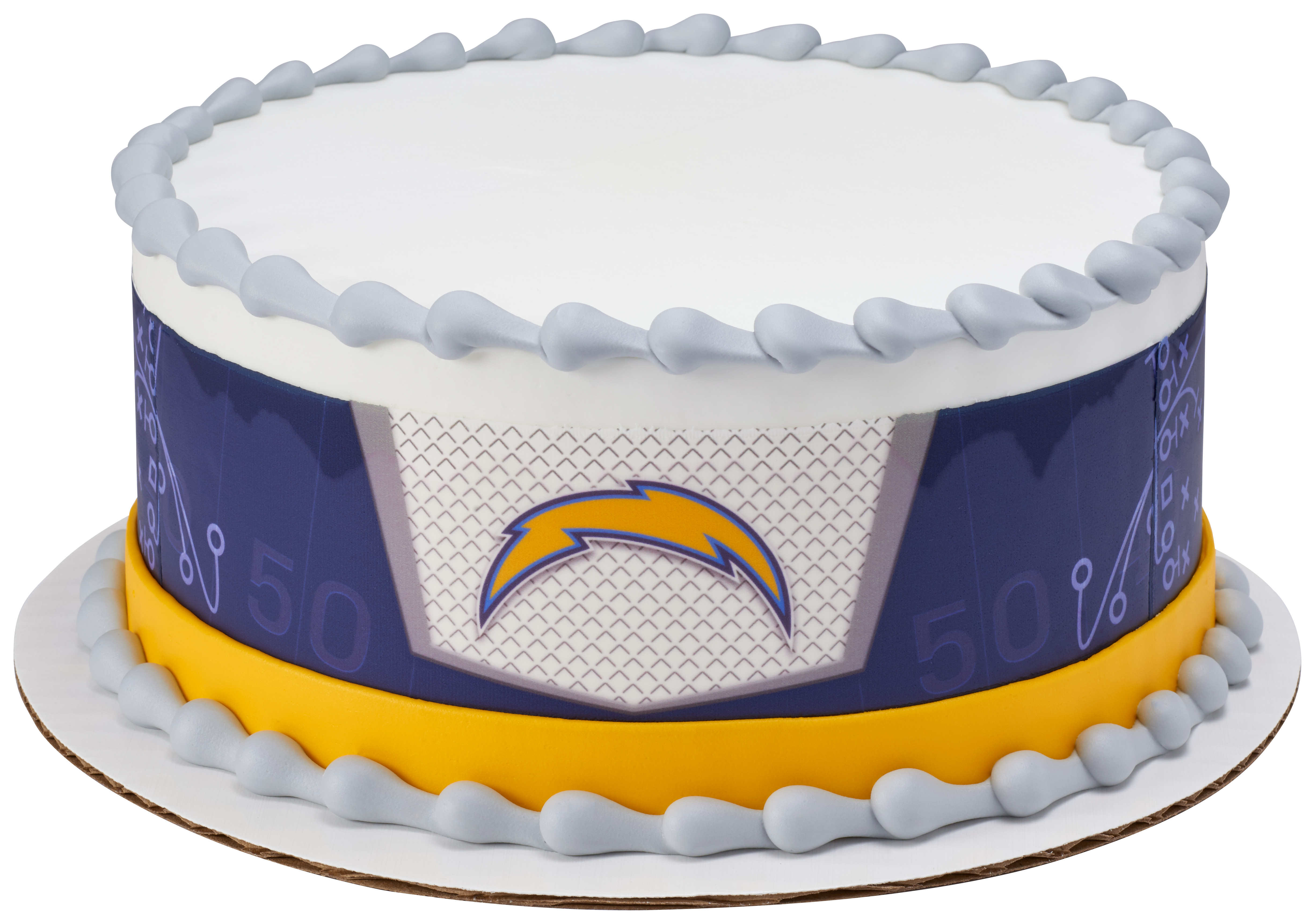 Nfl Los Angeles Chargers Photocake Strips | DecoPac