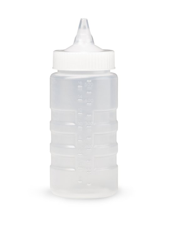 16-ounce Traex® Color Mate clear closeable single-tip wide-mouth ...