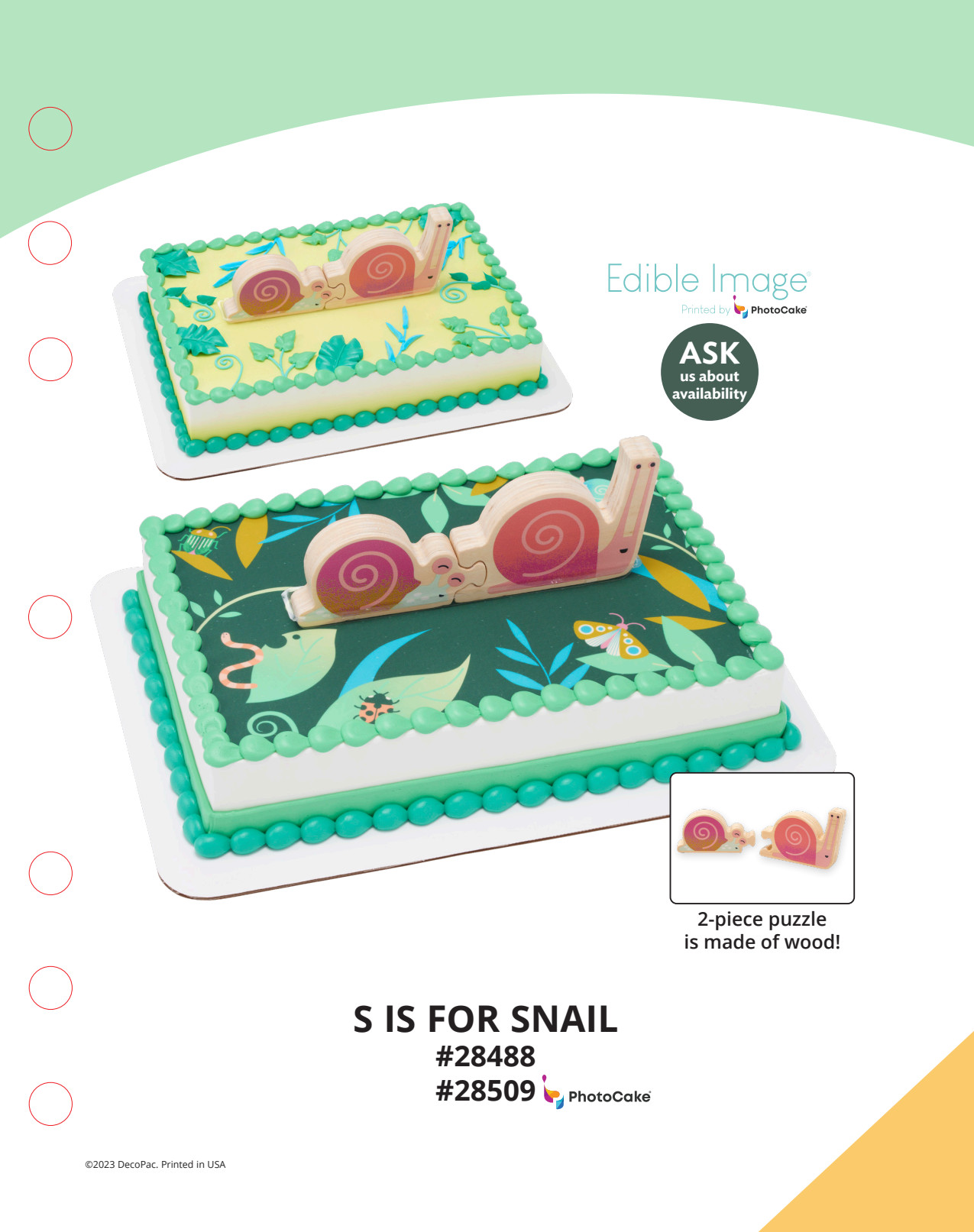 S Is For Snail 440583a2 F57d 4dbc B190 Dc027895255a | DecoPac