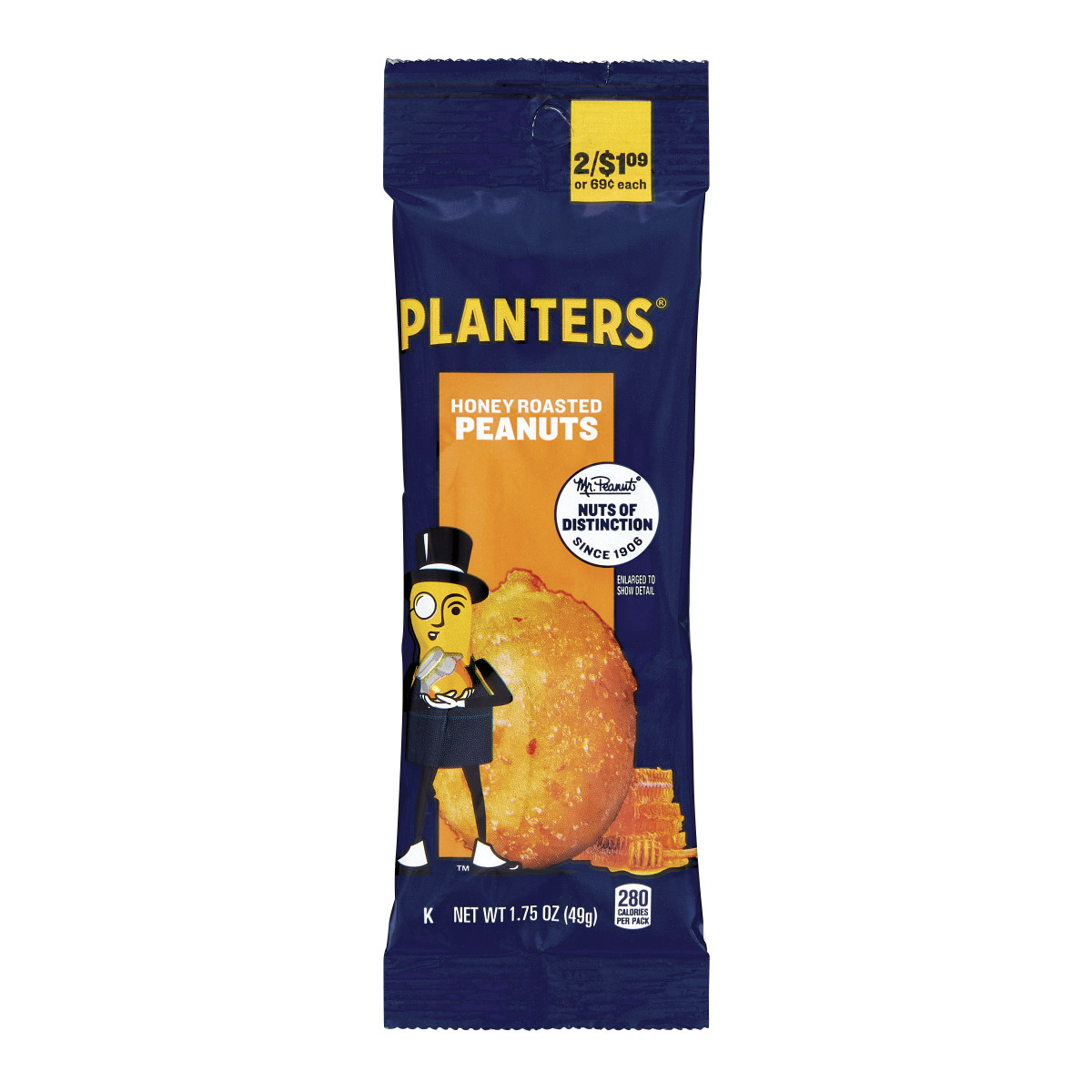 PLANTERS® Peanuts Honey Roasted Tube 1.75oz • Hormel Product Code ...