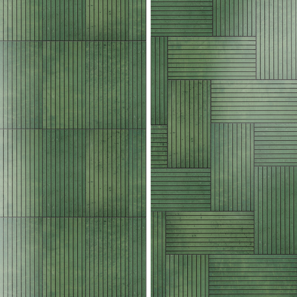 Capri Strata Oliva 6-7/8 in. x 14 in. Porcelain Floor and Wall Tile ...