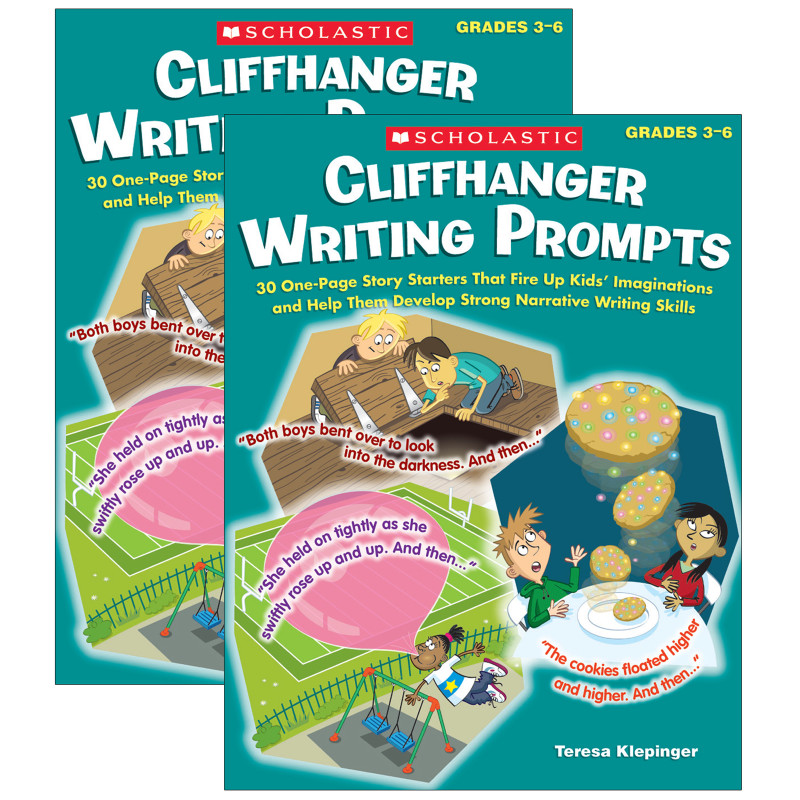 Scholastic Teaching Solutions Cliffhanger Writing Prompts Book, Pack of ...