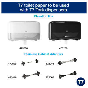 Tork, T7 Advanced Coreless High-Capacity, 2 ply, 3.66in Bath Tissue | Bath Tissue
