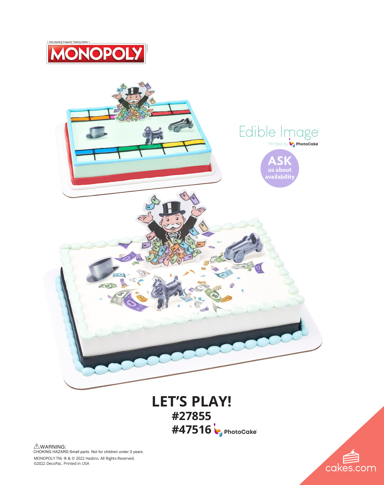 Hasbro Monopoly Let S Play D41fec78 184c 4955 8c6f 4cb3ce561a7c | DecoPac