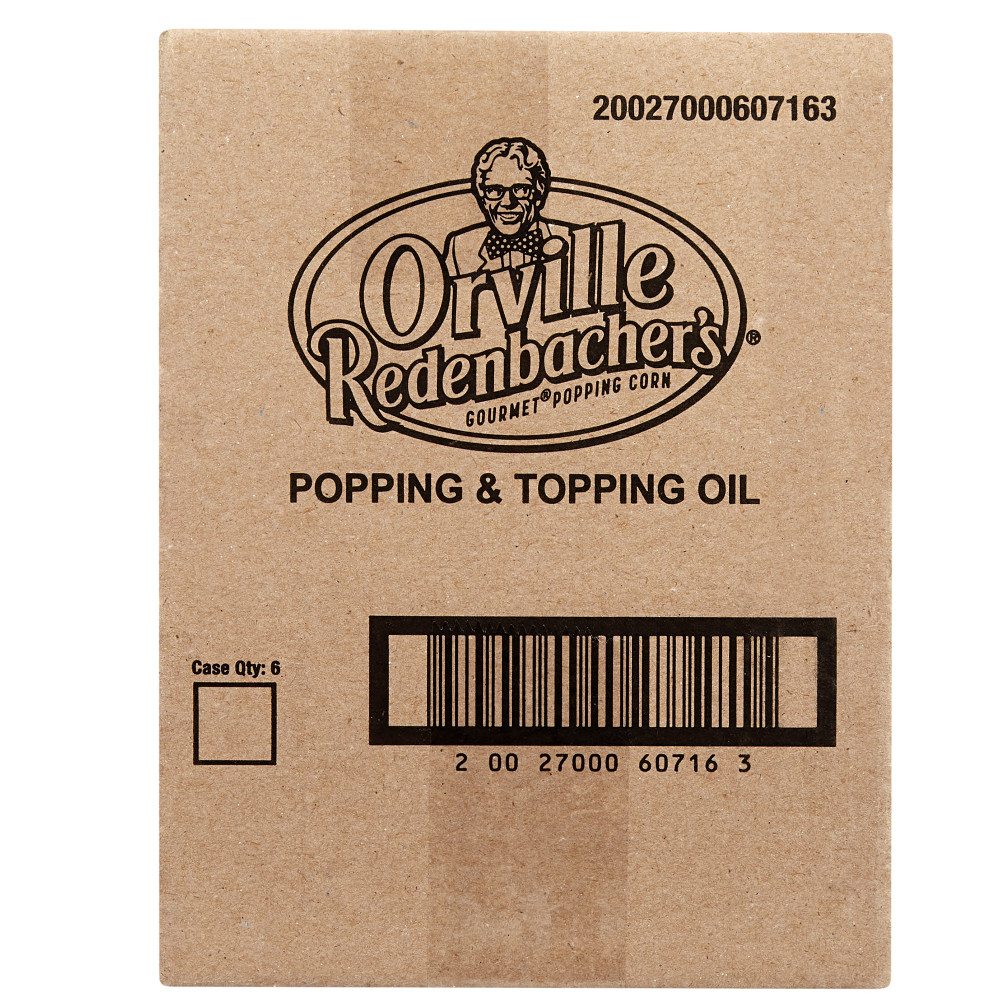 ORVILLE REDENBACHERS Buttery Popping And Topping Oil | Conagra Foodservice