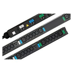 Chatsworth P1-1J0K4 Basic Vertical EConnect PDU, Hydraulic Magnetic Breaker, No Surge Protection ...
