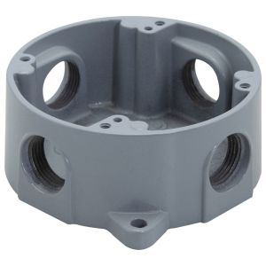 Crouse Hinds (Eaton) VXF10 VXF Cast Round Outlet Boxes-1/2 In. Hubs ...