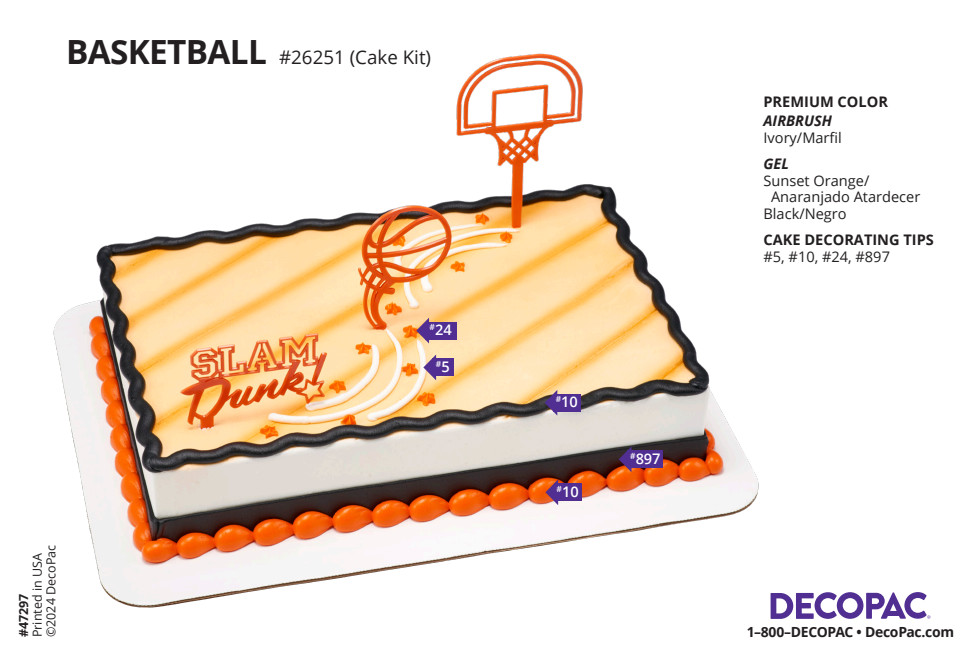 Slam Dunk Cake Kit | DecoPac
