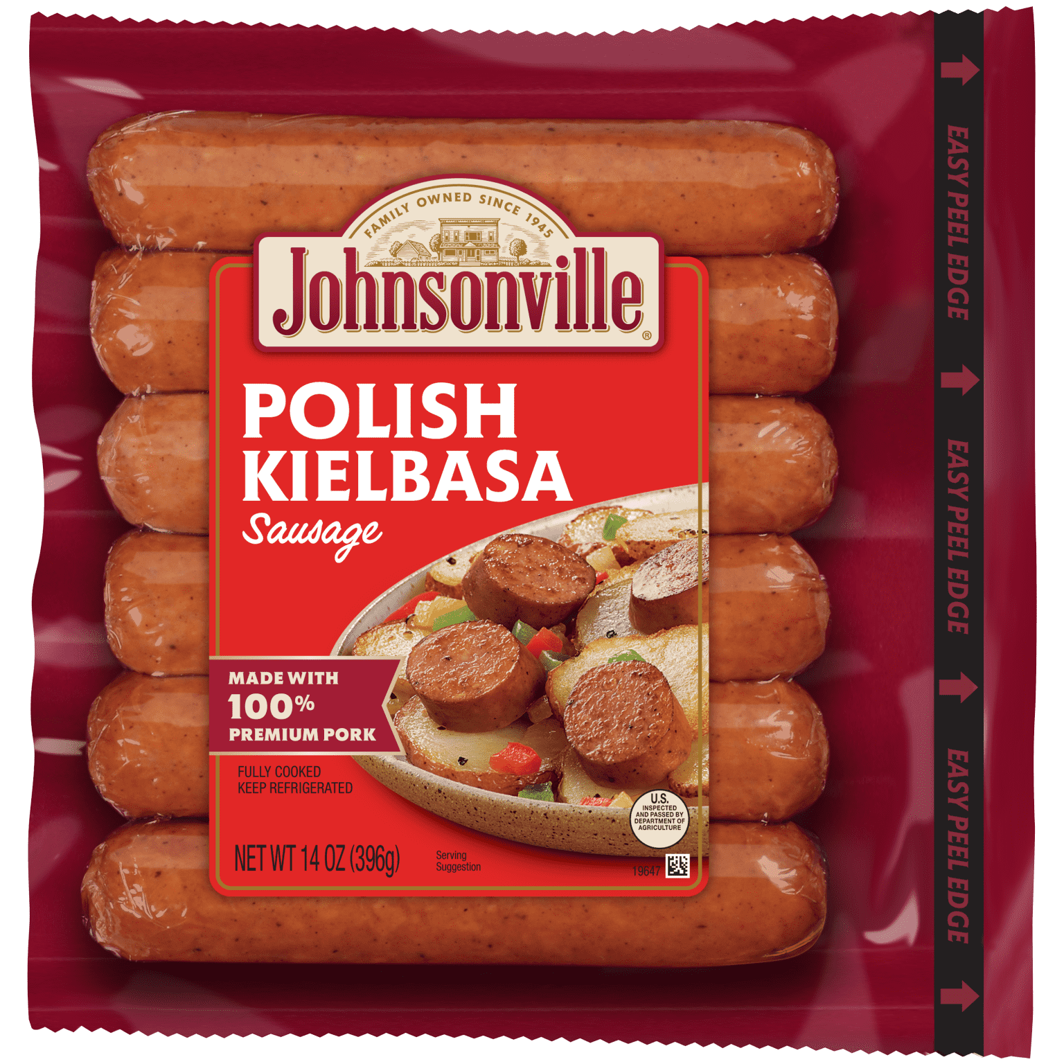 Polish Kielbasa Rope Sausage | Johnsonville