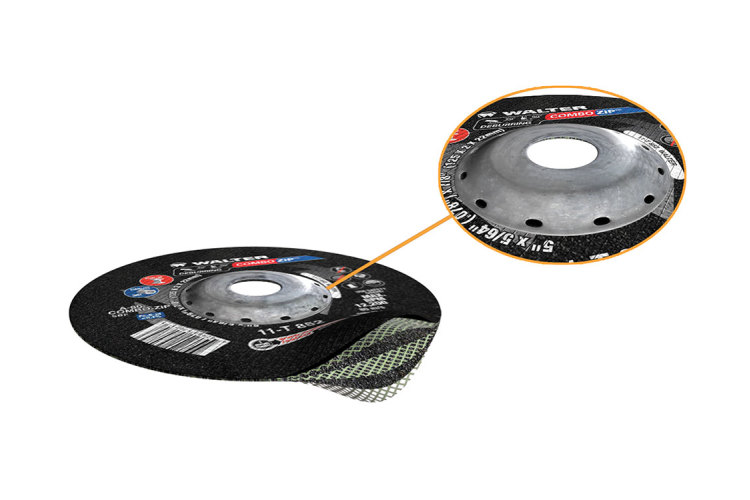 Fast and safe cutting and deburring with one wheel