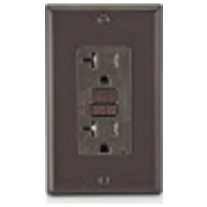 Leviton GFTR2 SmartlockPro® Slim Self-Test GFCI Receptacle, Tamper ...