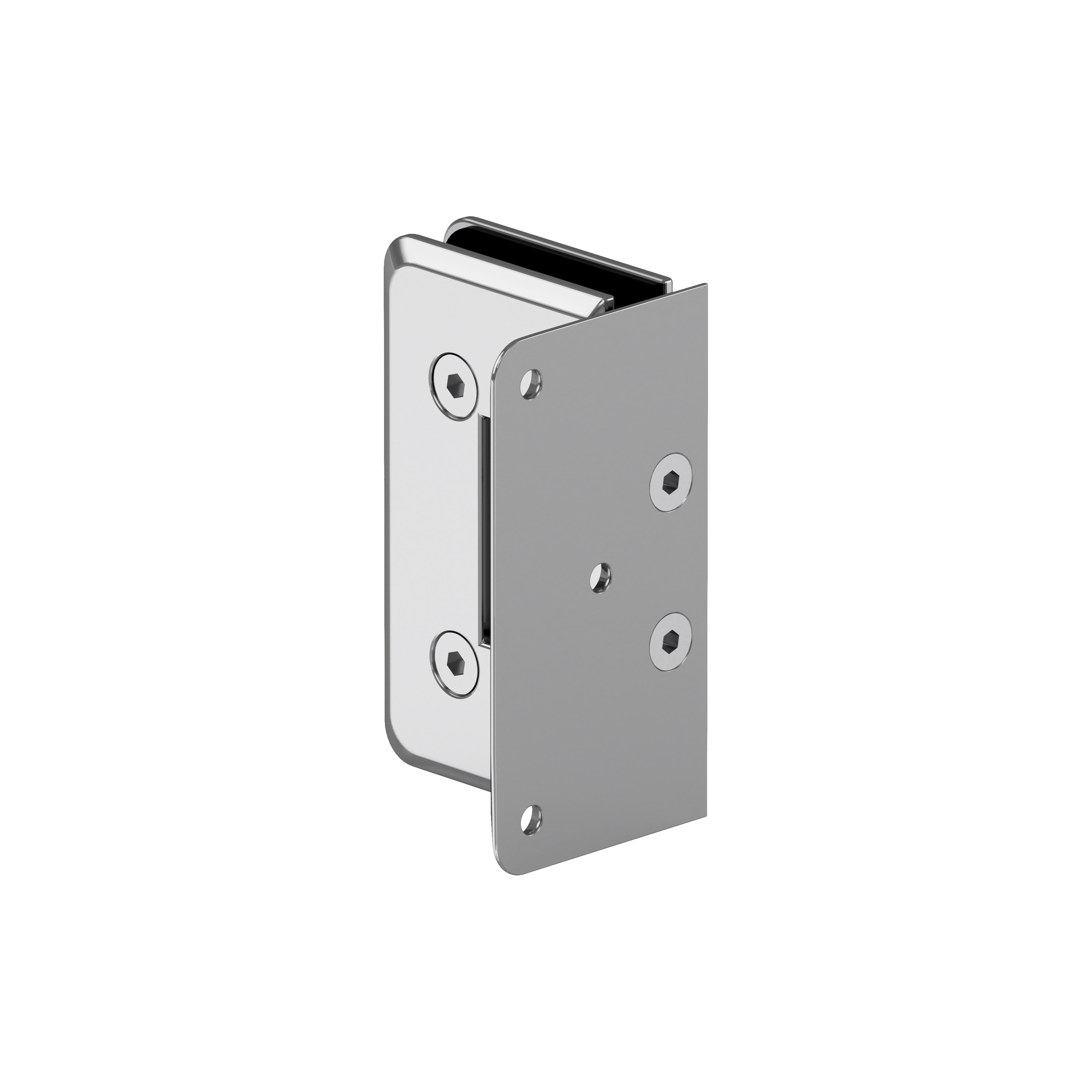 Wall Mount Offset Back Plate Hinge – Future Glass LLC