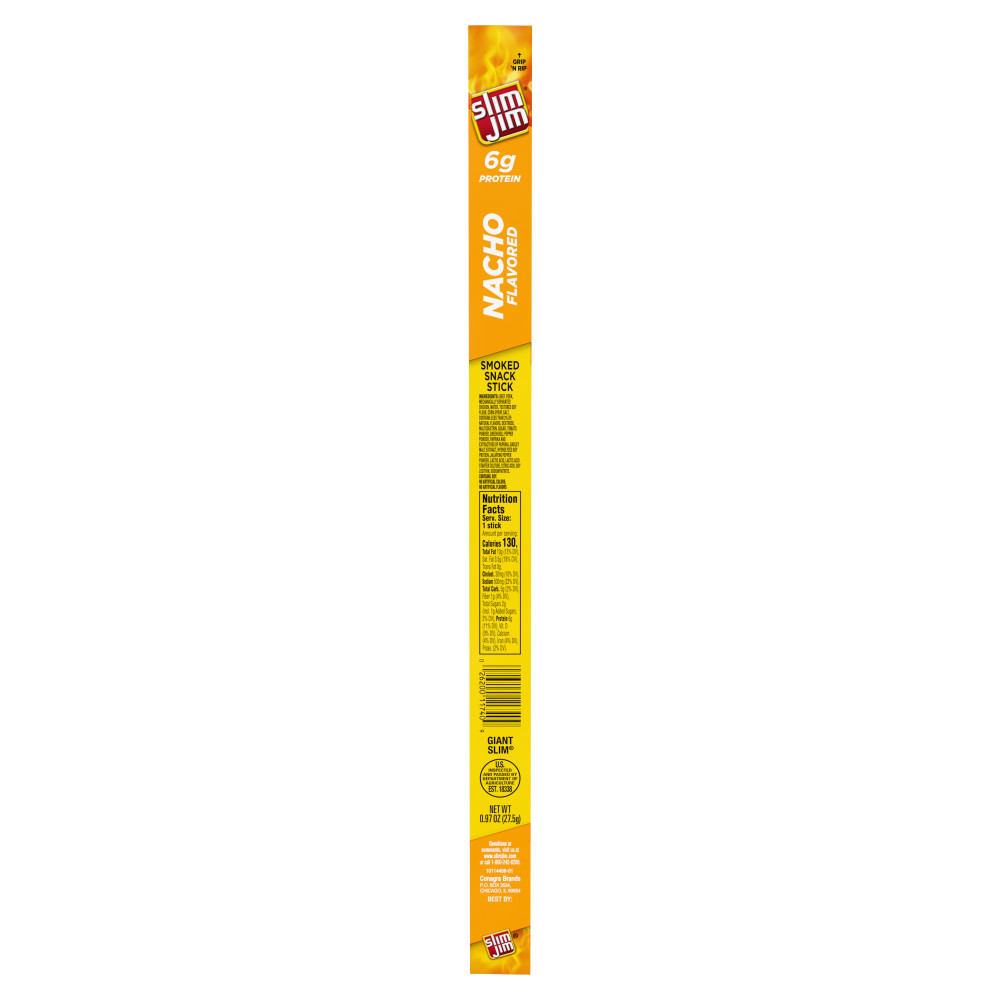 Nacho Smoked Giant Stick by Slim Jim | Conagra Foodservice