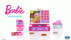 Barbie Trendy Cash Register with Sounds, Pretend Money, and Credit Card ...