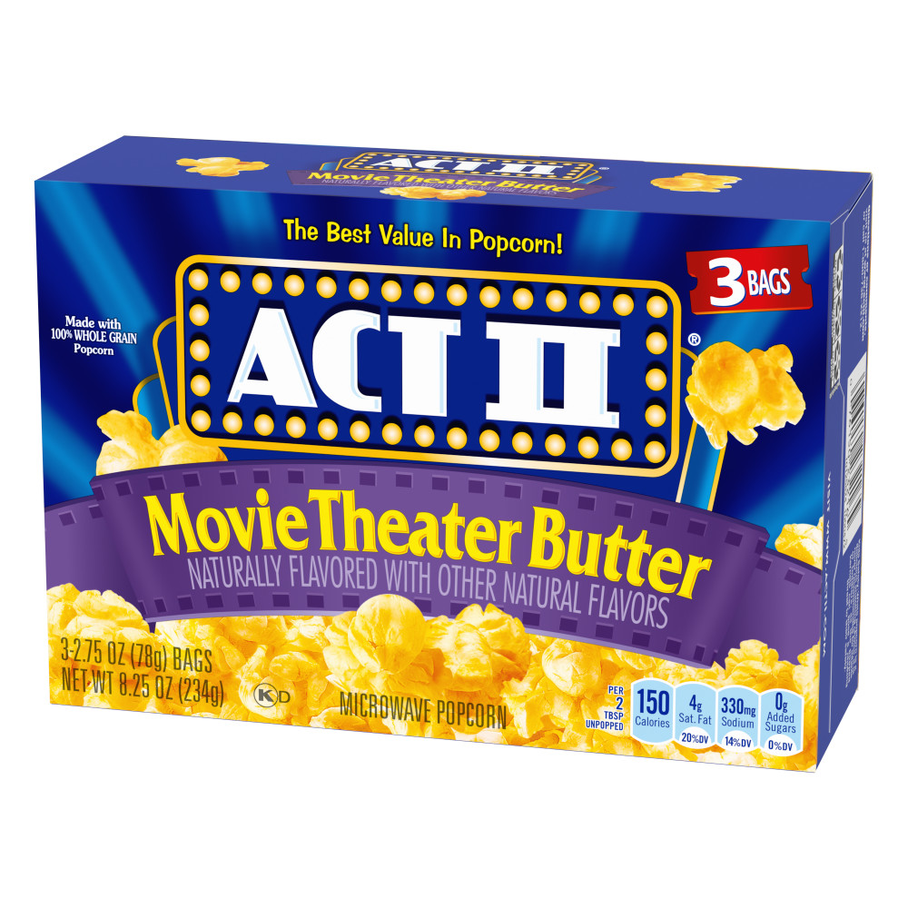 ACT II Movie Theater Butter - 12 Packs of 3 | Conagra Foodservice