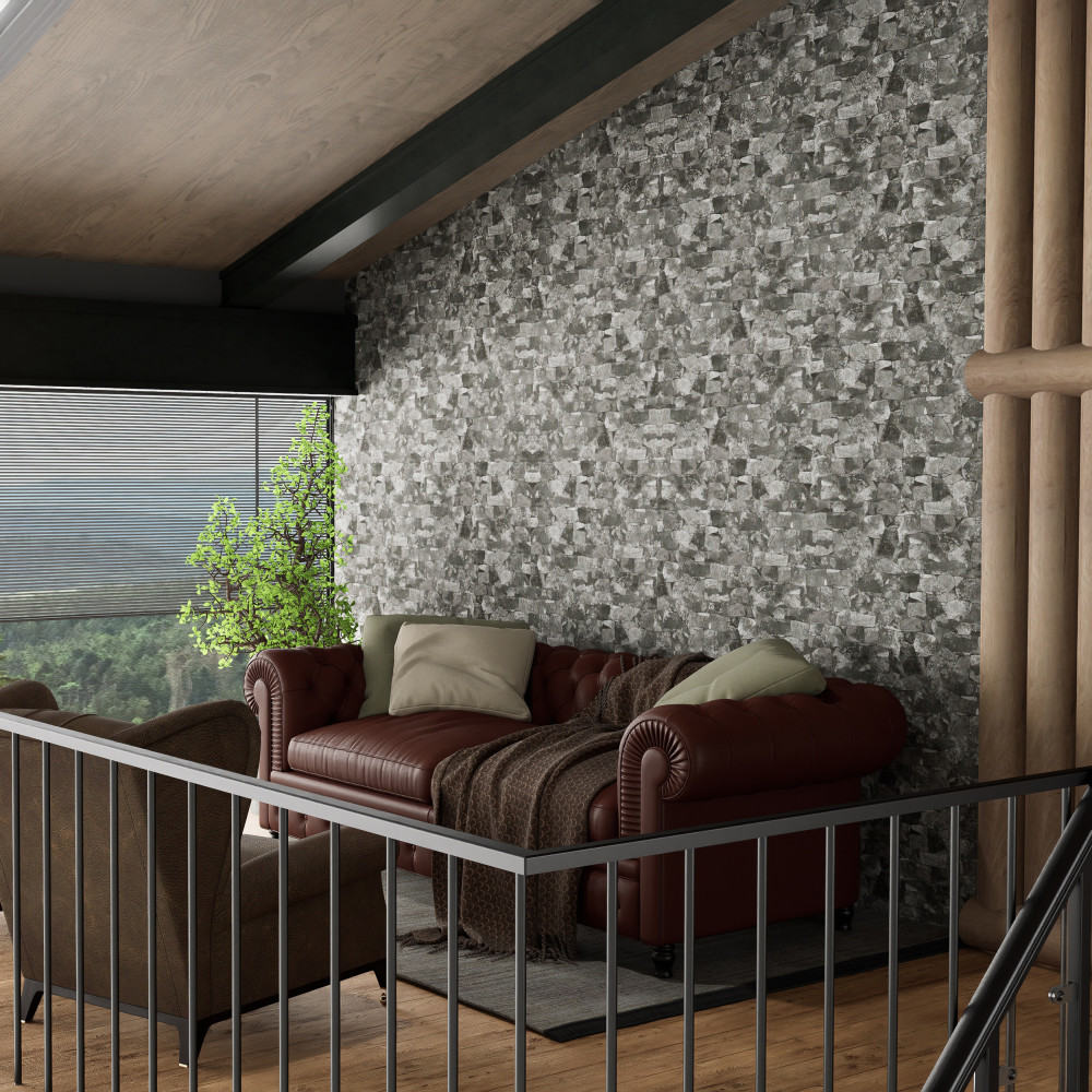 Caldera Vulcano Ash 12-5/8 in. x 25-1/8 in. Porcelain Floor and Wall ...