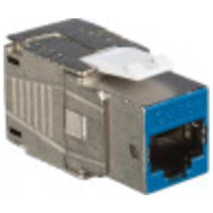 Panduit KJS6X88TCBU Keystone Cat 6A Shielded TG Jack, Die-Cast Body ...
