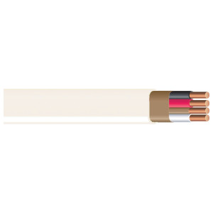 Graybar Vendor NM-WG-14-3-1000R Non-Metallic Wire, (3) 14 AWG Solid ...