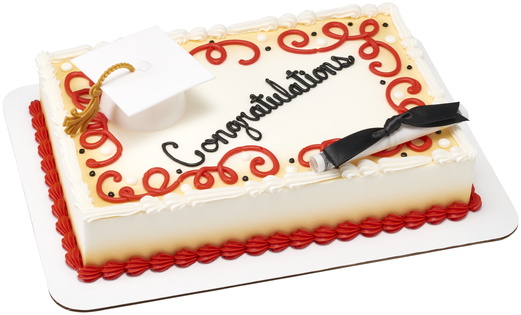 White Grad Cap With Tassel | DecoPac