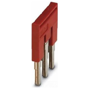 Phoenix Contact 3030242 Terminal Block Plug-in Bridge, Red, 3-Position ...