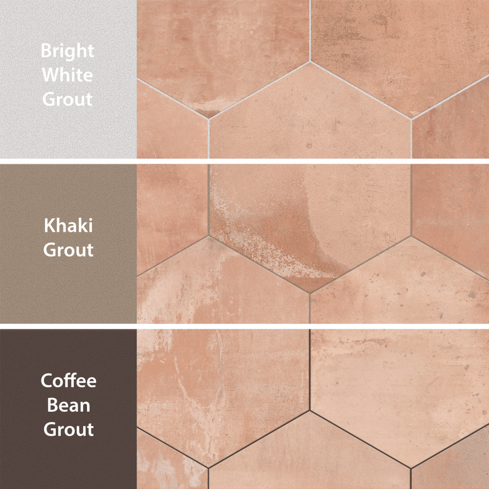 Sample - Argillos Hex Teja Porcelain Floor and Wall Tile | Merola Tile