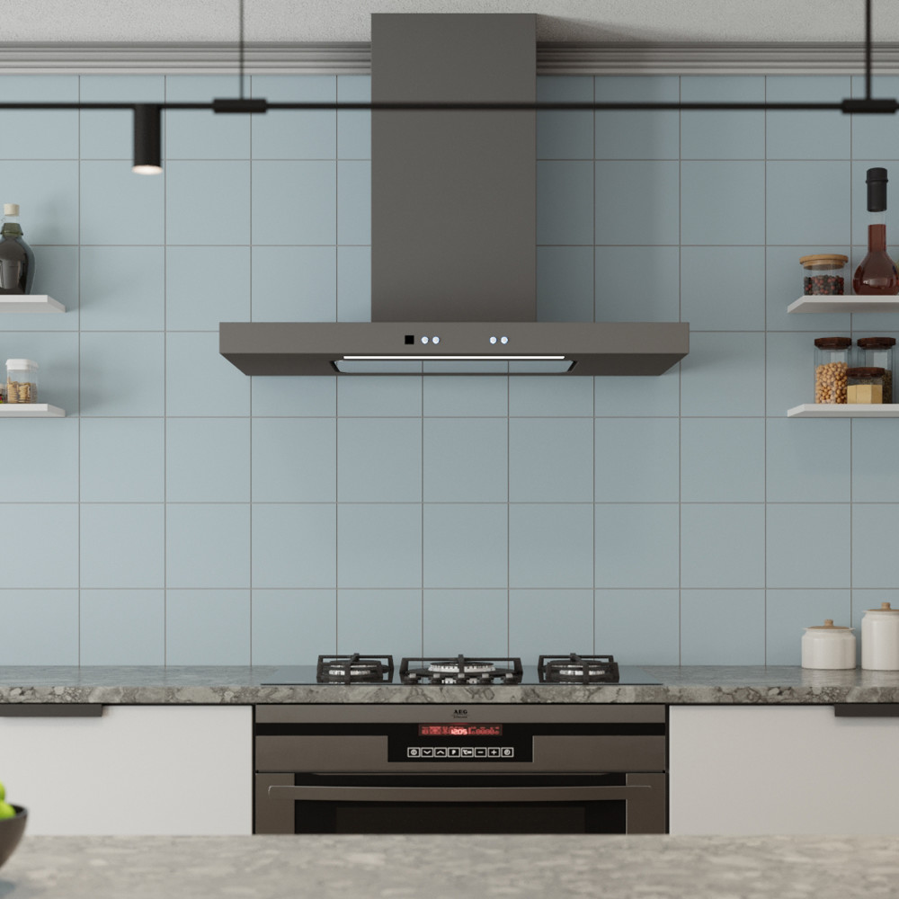 Monocolor Humo 7-7/8 in. x 7-7/8 in. Ceramic Floor and Wall Tile ...