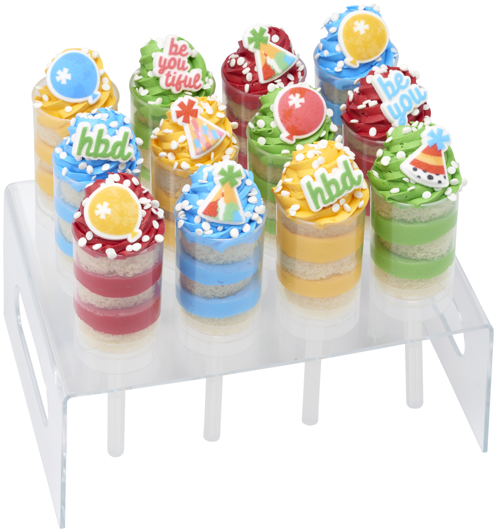 12 Count Clear Acrylic Decopop Push Pop Stand | DecoPac