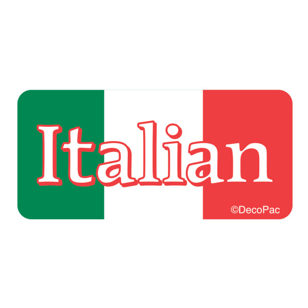 Italian Merchandising Label | DecoPac