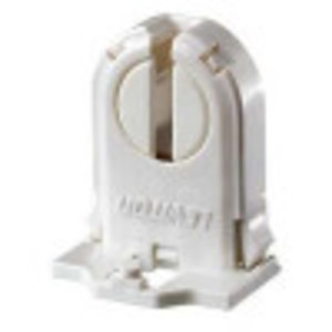 Leviton 13661-SWP Lamp Holder, Fluorescent, G13 Medium Bi-Pin Base, 600 ...