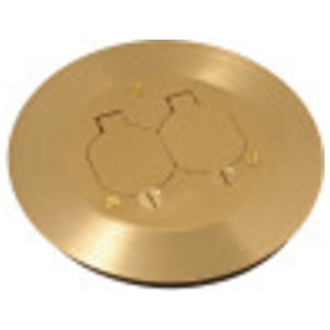 Raco RAC5500KIT TAYMAC®, BELL®, Floor Box Cover, Brass, Duplex, 6-1/4 ...