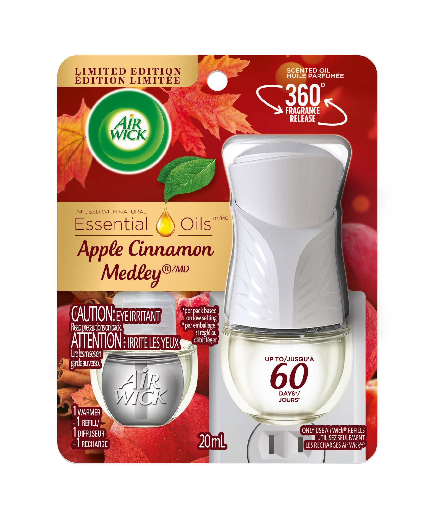 Scented Oil Plug-in, Apple Cinnamon Medley® | Air Wick® Canada