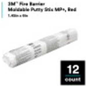 3M MP+1.4X11 3M Red Four Hour Fire Rating Moldable Putty Stick 1.4 Inch ...