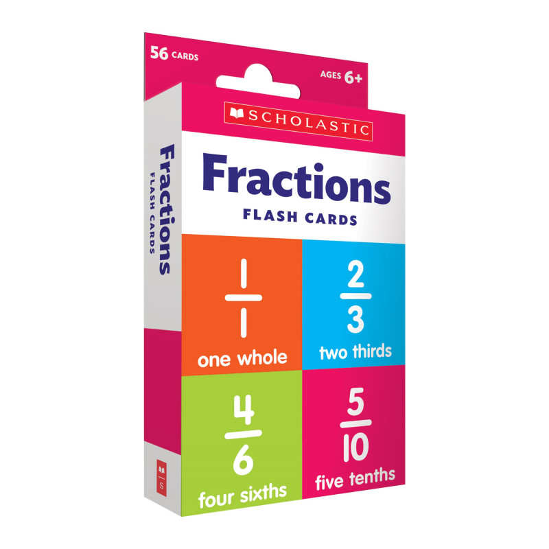 Scholastic Teaching Solutions Flash Cards: Fractions - Knowledge Tree