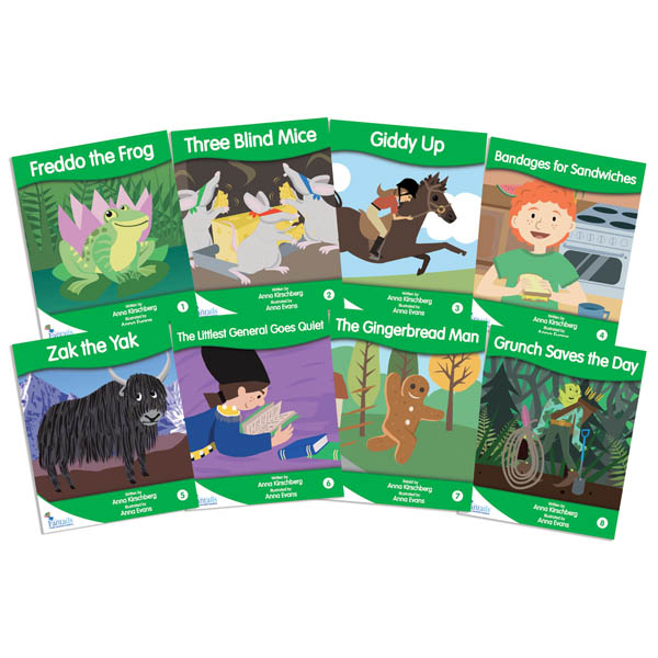 Fantail Readers: Fiction - Green (set of 8) Reading Level 12-14, Guided ...