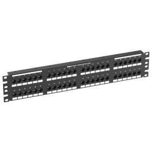 Panduit NK6XPPG48Y NetKey® Cat 6 Flat Patch Panel, 48-Port | Graybar Store