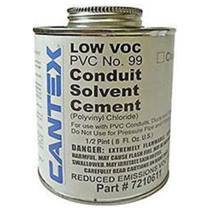 Graybar Vendor CEMENT-MED BODY-CLR-QT PVC Cement Medium, 1 Qt. Clear ...