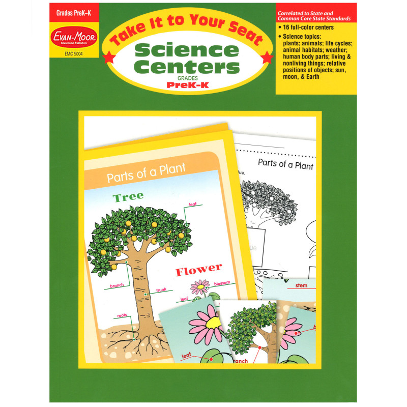 Evan-Moor Educational Publishers Take It to Your Seat Science Centers ...