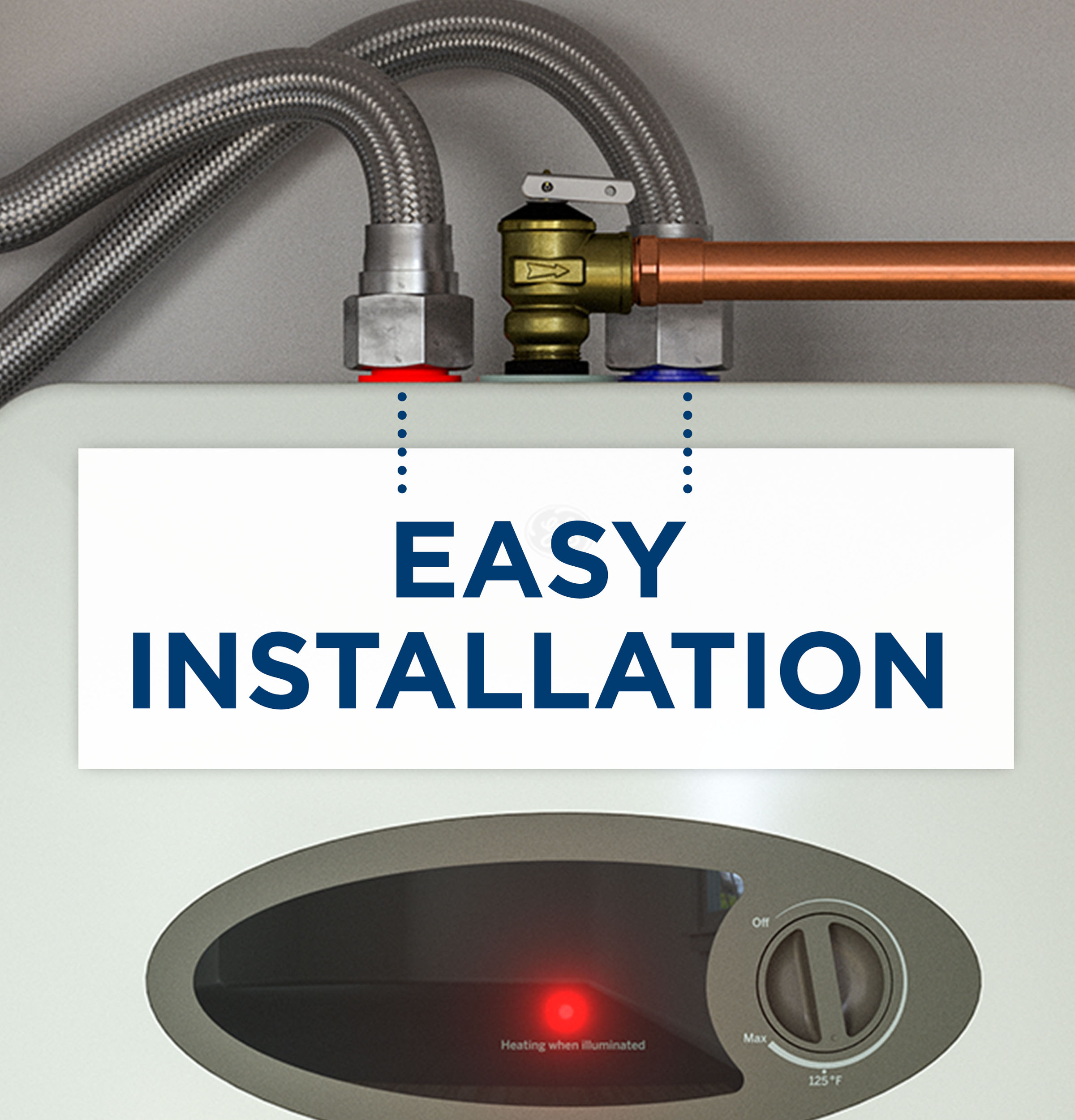 GE® 2.5 Gallon Electric Point of Use Water Heater|^|GE02P08BAR - Air ...