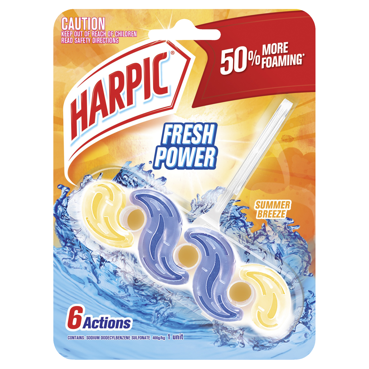 Harpic Fresh Power Toilet Block Cleaner Summer Breeze | Harpic
