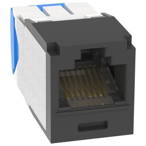 Panduit CJE6X88TGBL Mini-Com Corrosive Resistant Module, Cat 6A, UTP ...