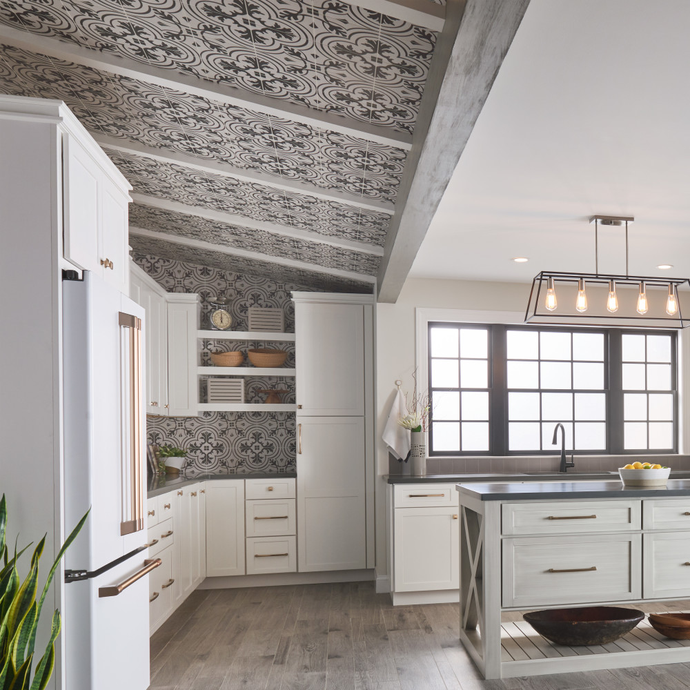 Twenties Vintage 7-3/4 in. x 7-3/4 in. Ceramic Floor and Wall Tile ...